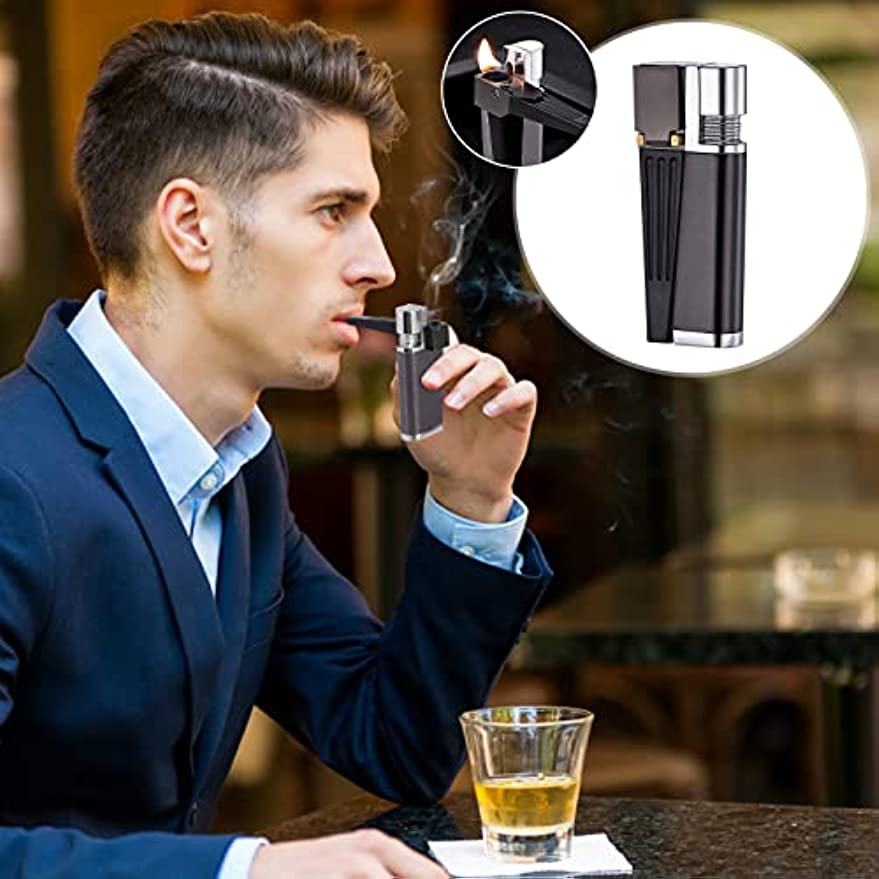Multifunction 2-in-1 Metal Lighter Pipe Combo - Foldable Portable Hit ...